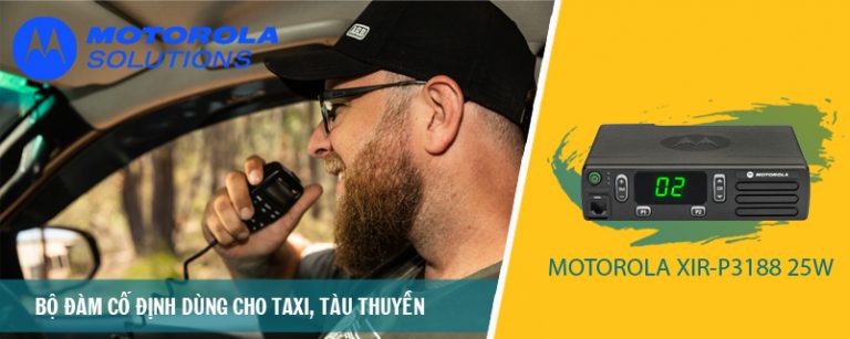 Máy bộ đàm gắn xe Motorola XiR M3188 - Giá Rẻ - Viễn Thông Thiên Minh
