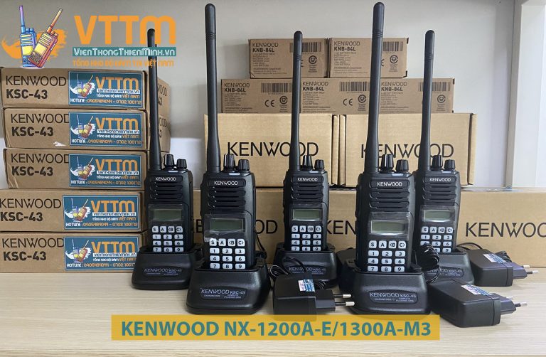 Máy bộ đàm Kenwood NX-1200A-E chính hãng SINGAPORE-Dãy tần VHF