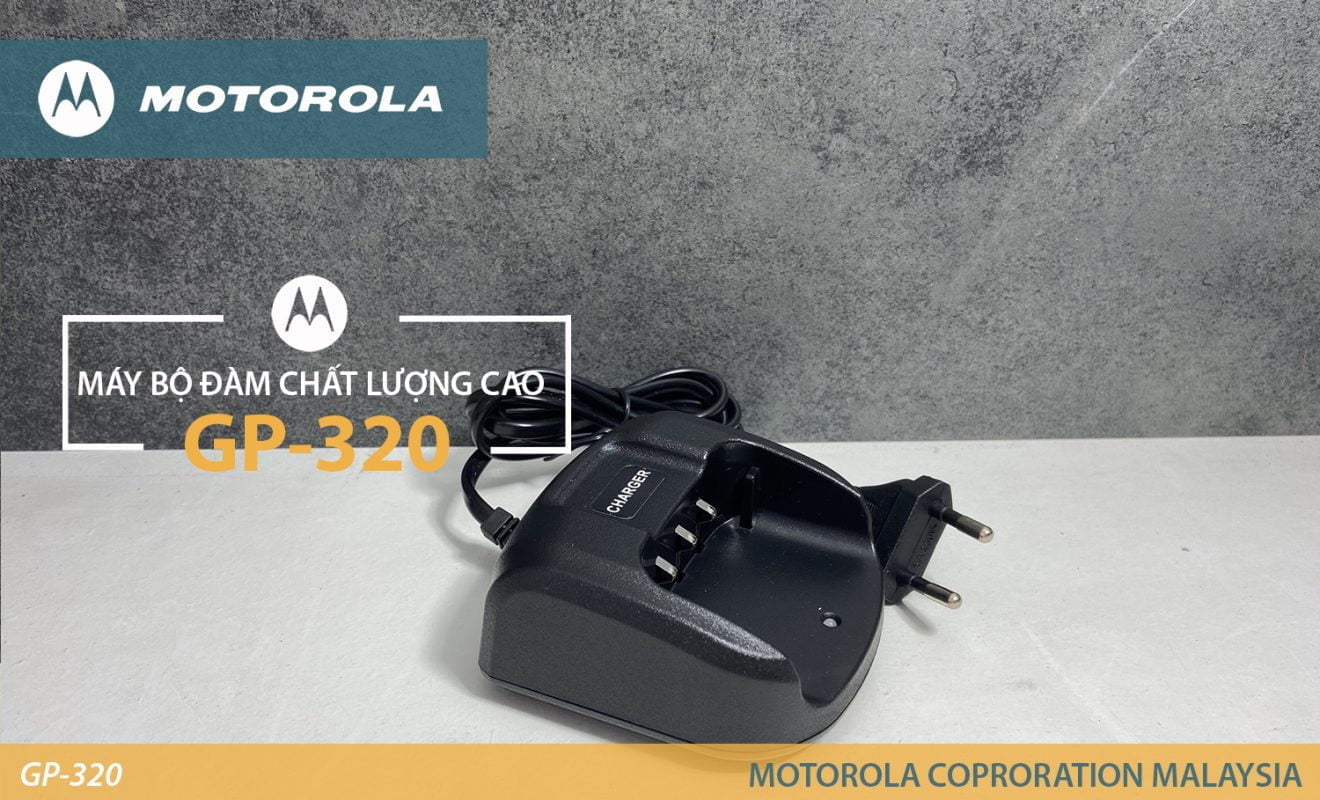 Máy bộ đàm MOTOROLA GP-320 tích hợp đèn pin - Sản phẩm chính hãng