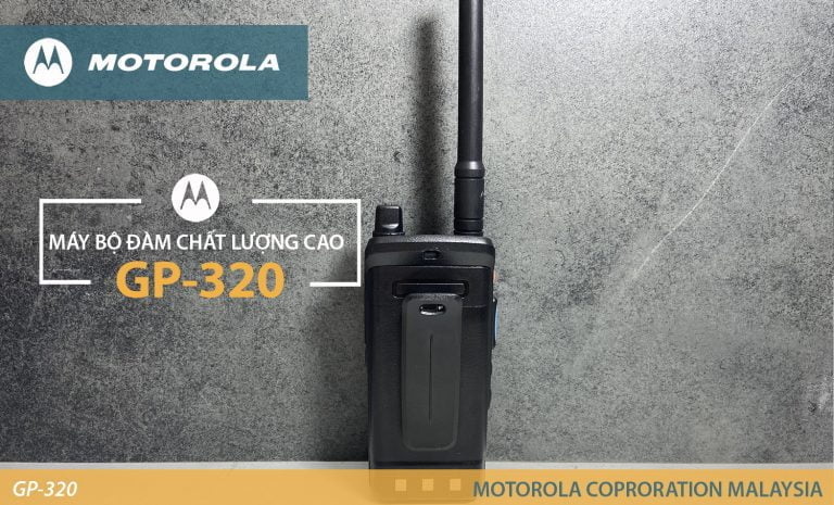 Máy bộ đàm MOTOROLA GP-320 tích hợp đèn pin - Sản phẩm chính hãng